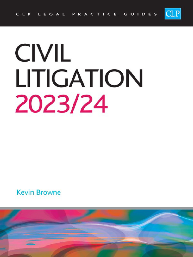 Civil Litigation 2023 WEB | PDF | Discovery (Law) | Alternative Dispute Resolution