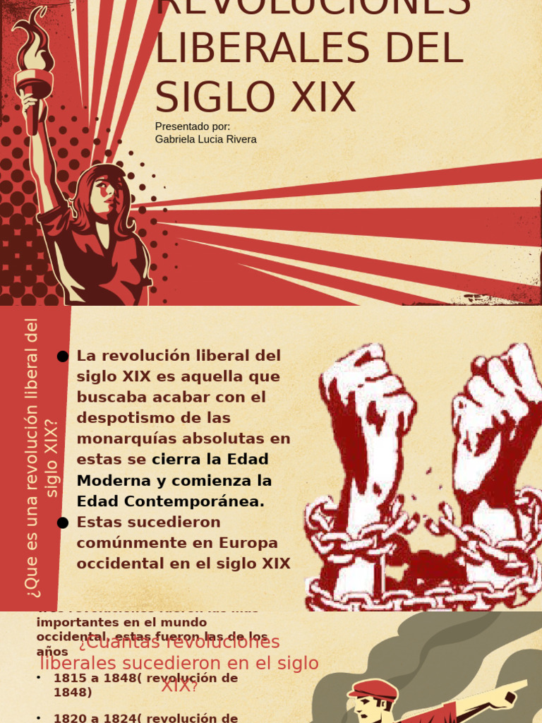 Revoluciones Liberales Del Siglo XIX | PDF | revolución Francesa | Revoluciones
