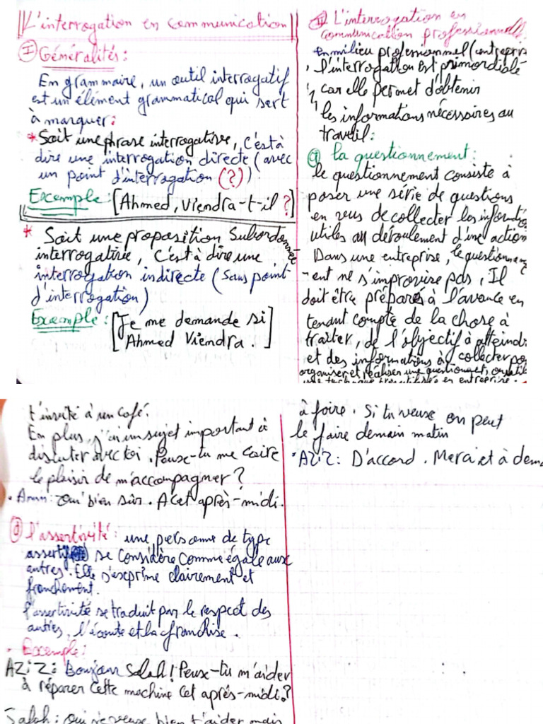 La Communication Français | PDF
