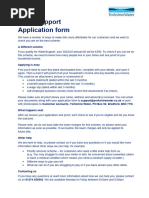 ScottishPower Hardship Fund Application | PDF | Pension | Debt