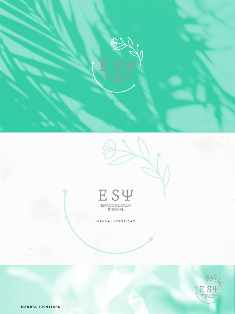 ESI Espacio de Salud Integral - Manual de Marca | PDF | Diseño de comunicacion | Color
