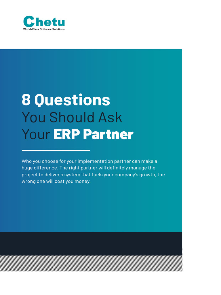 8-questions-you-should-ask-your-erp-partner-option | PDF | Enterprise ...