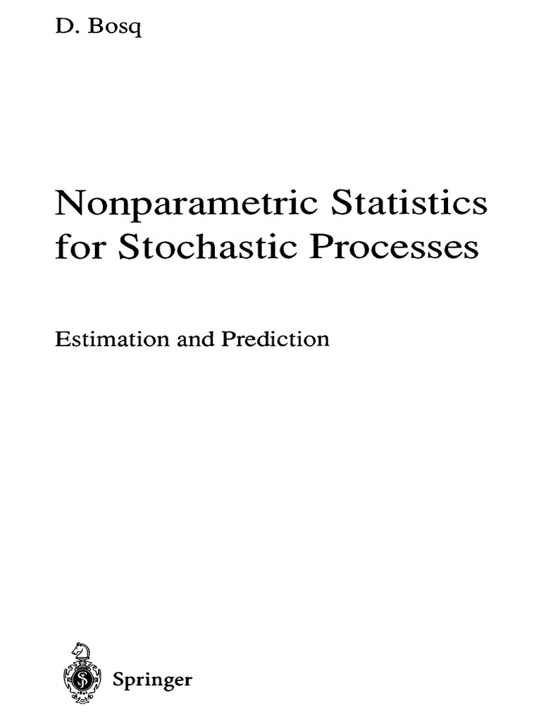 Tips Nonparametric Statistics For Stochastic Processes | PDF