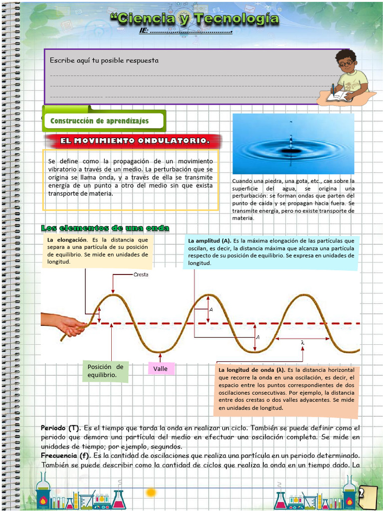 C-5º ACT 3-CYT-UNIDAD 6 | PDF | Olas | Hertz