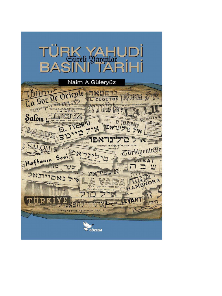 Turk Yahudi Basini Tarihi Sureli Yayinla | PDF