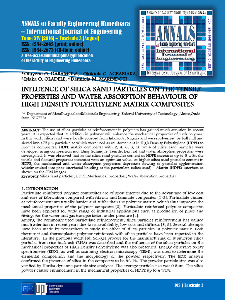 Manuscript No 14 | PDF | Composite Material | Yield (Engineering)