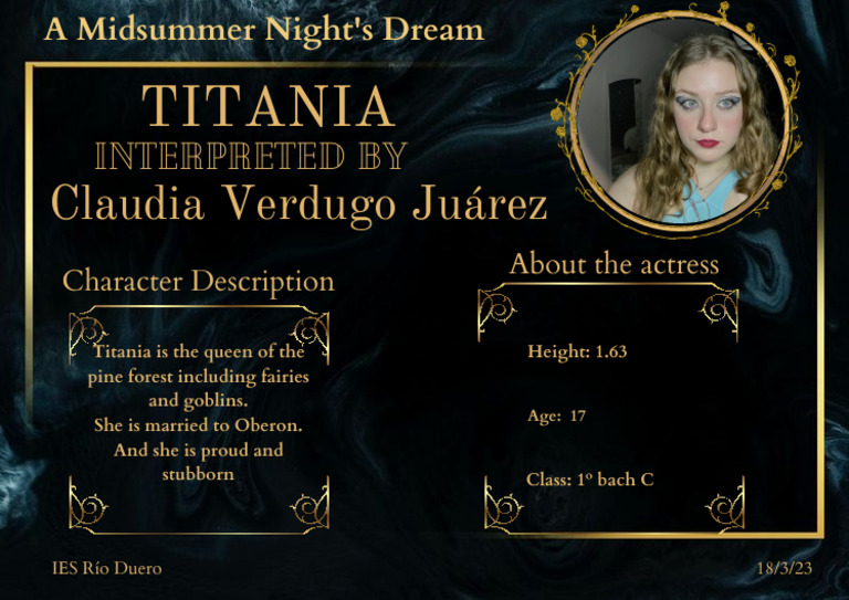 Meet The Cast (Titania) PDF | PDF