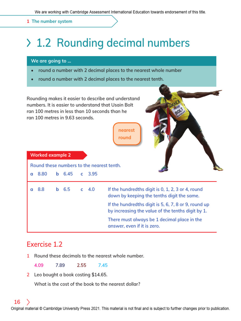1 2 Rounding Decimal Numbers Y6 Learner S Book146W6 | PDF | Significant ...