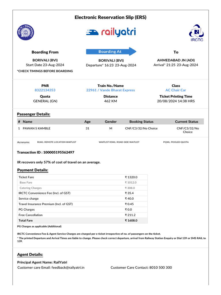 Ticket 4 | PDF | Identity Document
