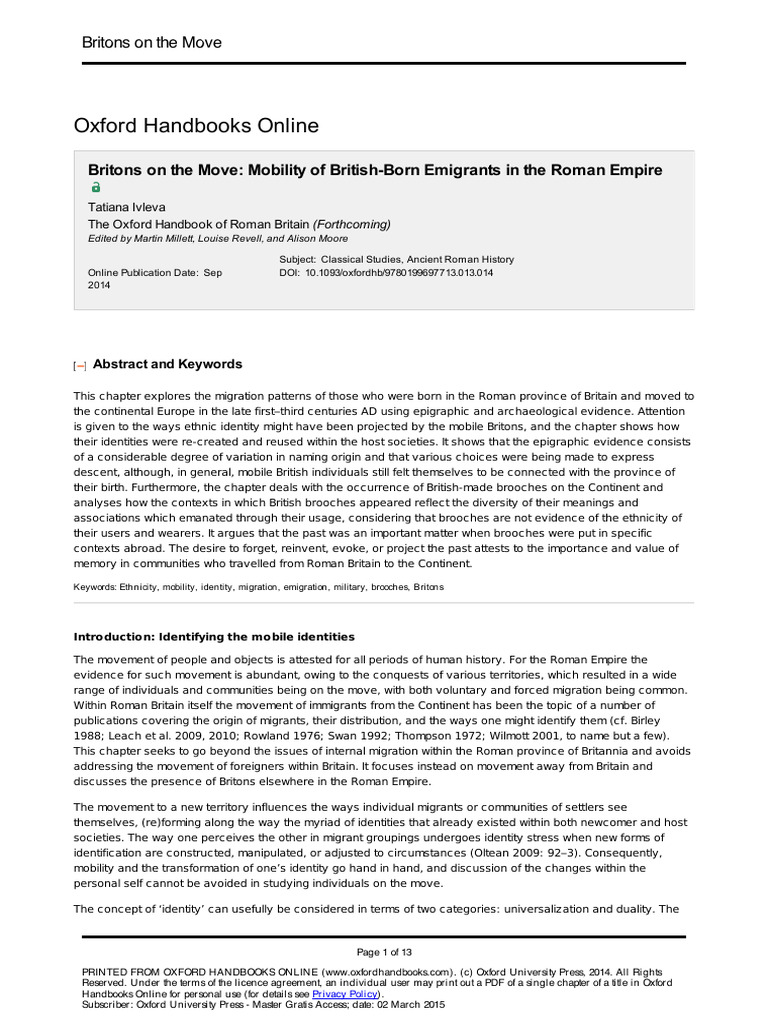 1887 68160-Britons On The Move | PDF | Identity (Social Science ...
