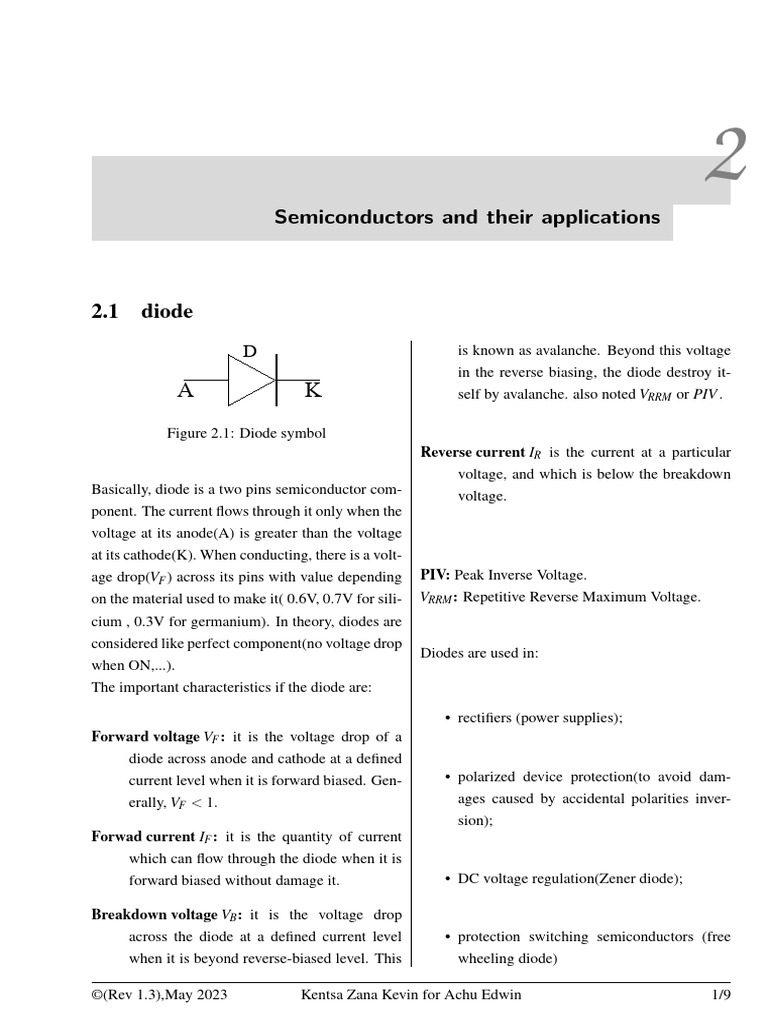 ASDesign_chapter_02 | PDF | Diode | Electrical Components