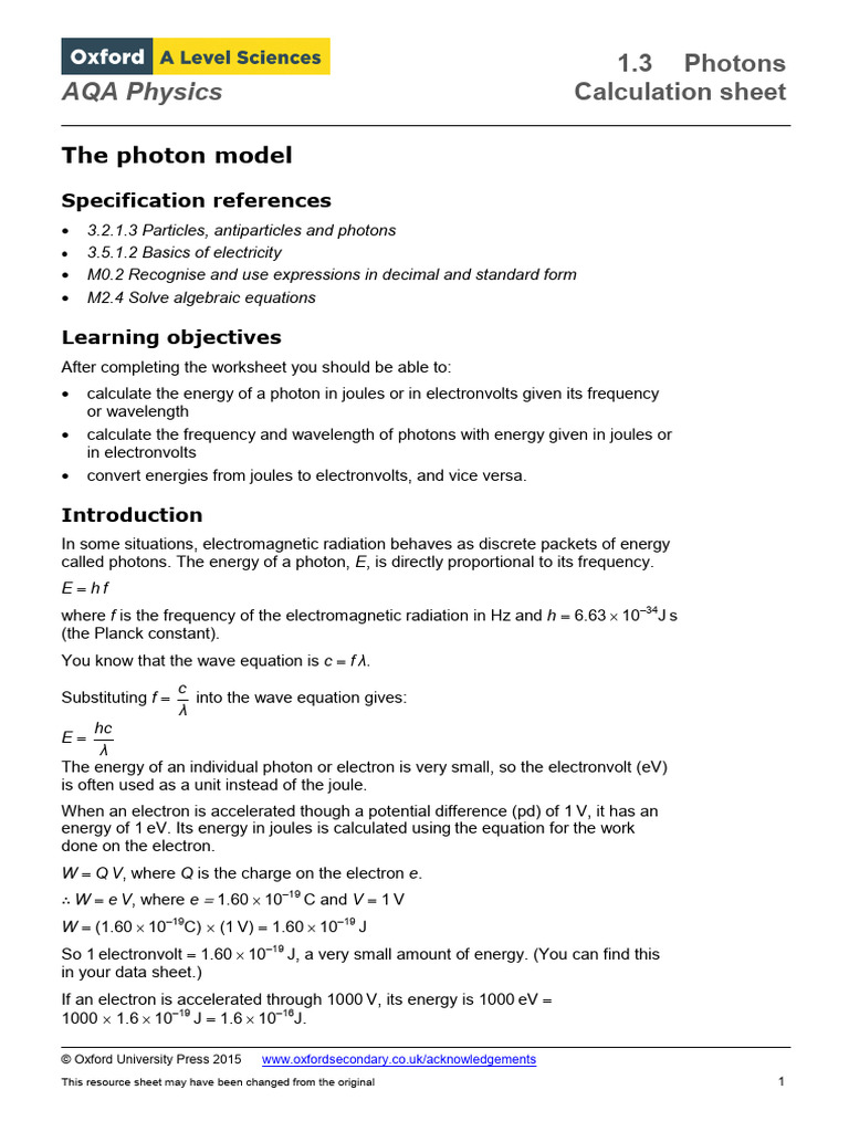 Oxo APhyQ 0103 cs01 Xxaann | PDF | Electronvolt | Electron