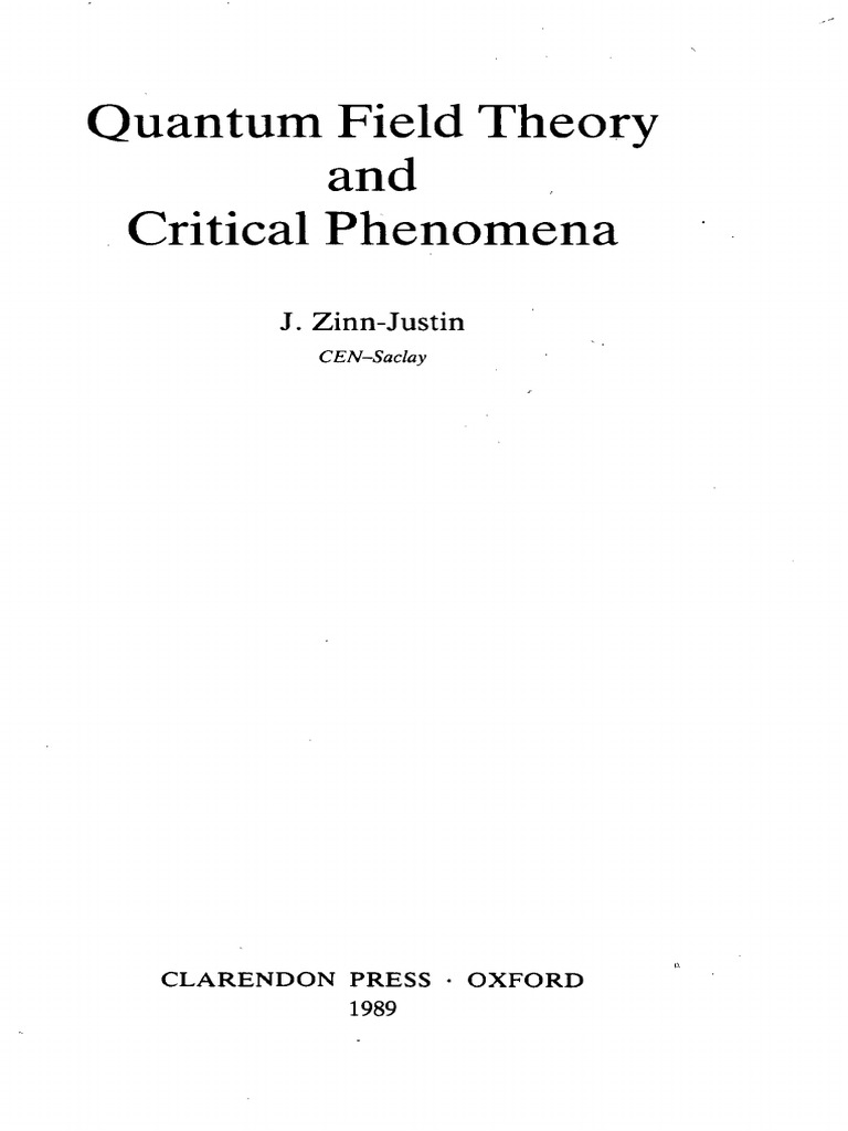 Quantum Field Theory Overview | PDF | Quantum Field Theory | Physics