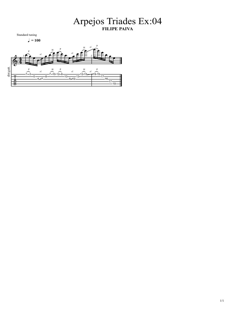 Arpejos Triades 04 PDF | PDF