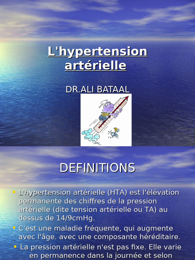 L'hypertension Artérielle | PDF | Tension artérielle | Hypertension ...