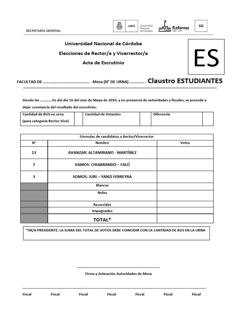 Escr Rector Est | PDF