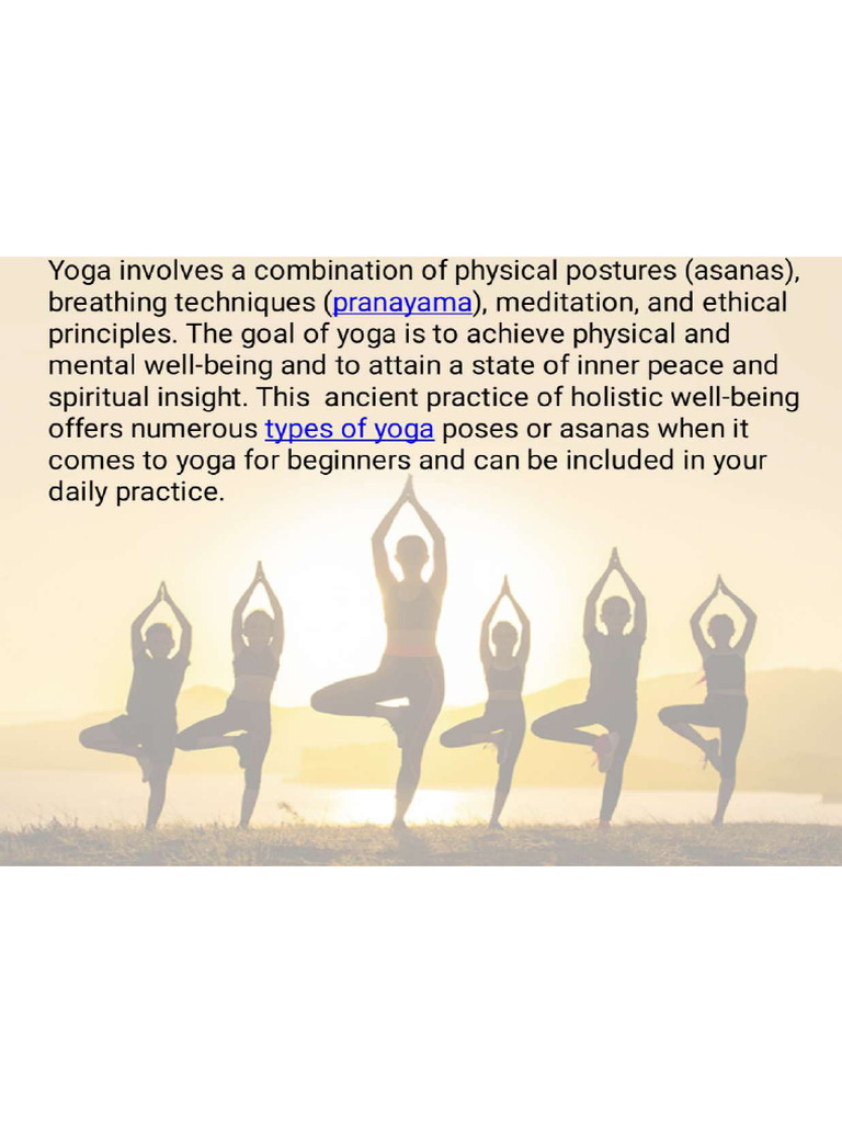 Yoga Assignment | PDF