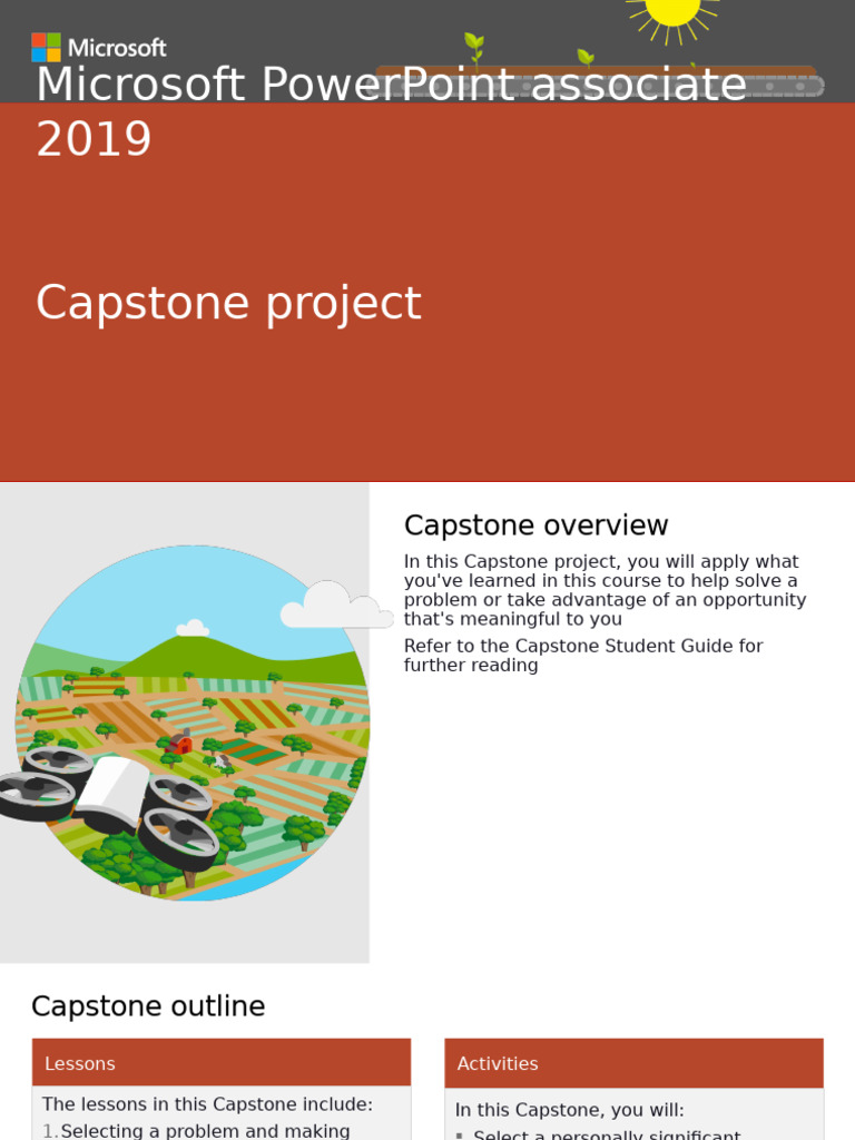 Capstone Project Guide for PowerPoint | PDF | Rubric (Academic) | Learning