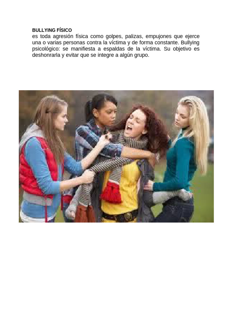 Bullying Físico | PDF | Ciencias sociales | Estilo de vida