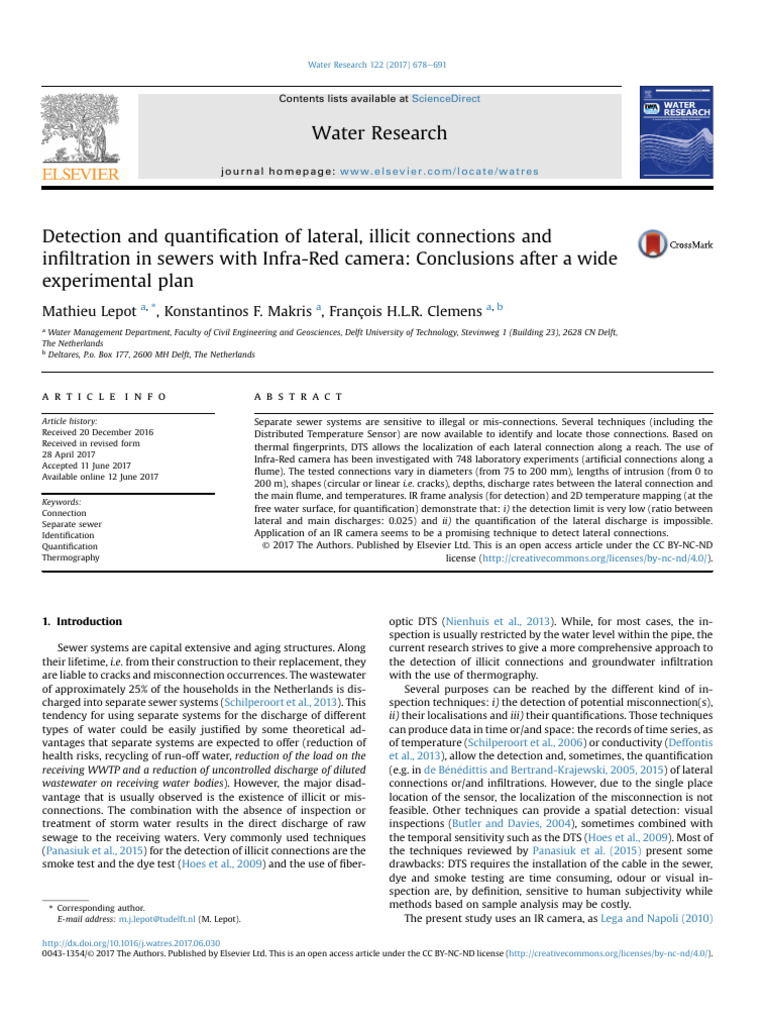 Lepot - Detection-and-quantification-of-lateral--illicit-connections ...