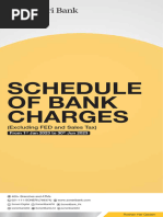 MCB Charges Schedule 2025 Overview | PDF | Transaction Account | Cheque