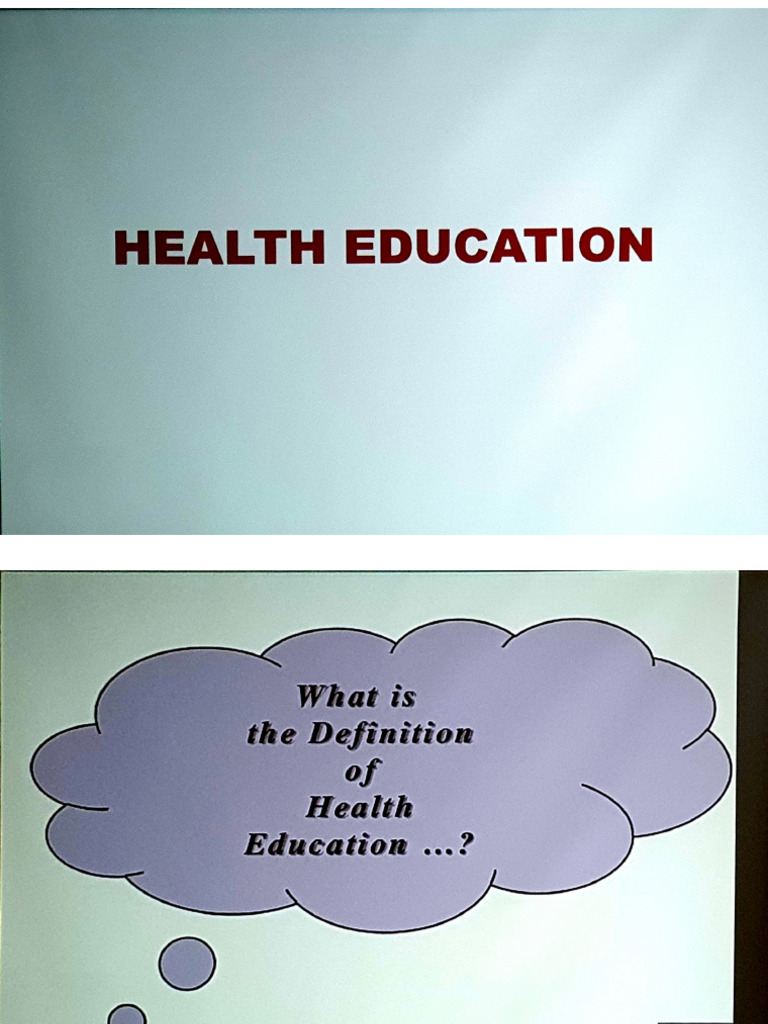 Communication in Health Education | PDF