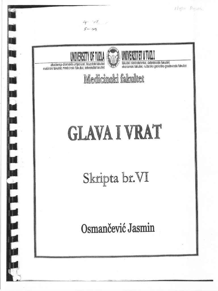 Glava I Vrat | PDF