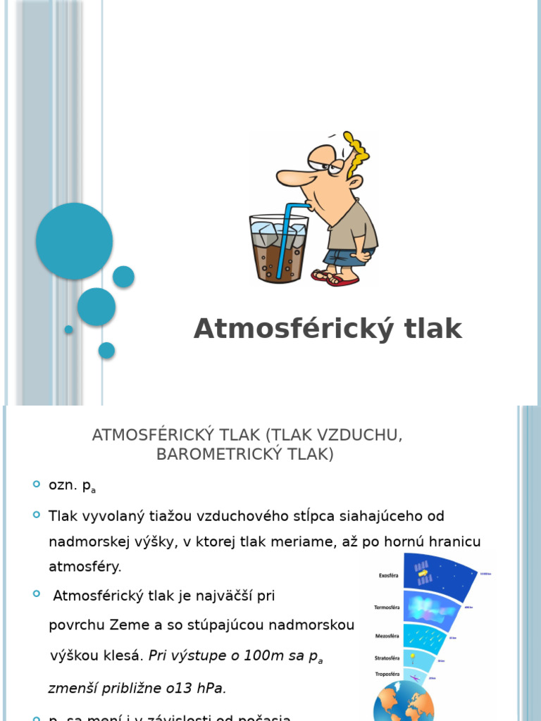 Atmosférický Tlak | PDF