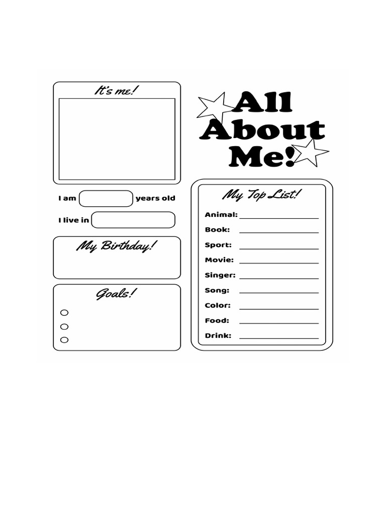 Printable All About Me Writing Prompts For Kindergartenn - 7858.jpg | PDF