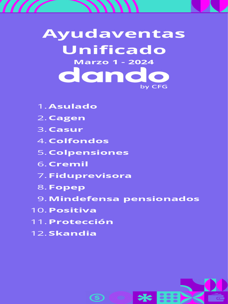 Ayudaventas (Unificado 01 Marzo) 1 | PDF | Pensión | Salario