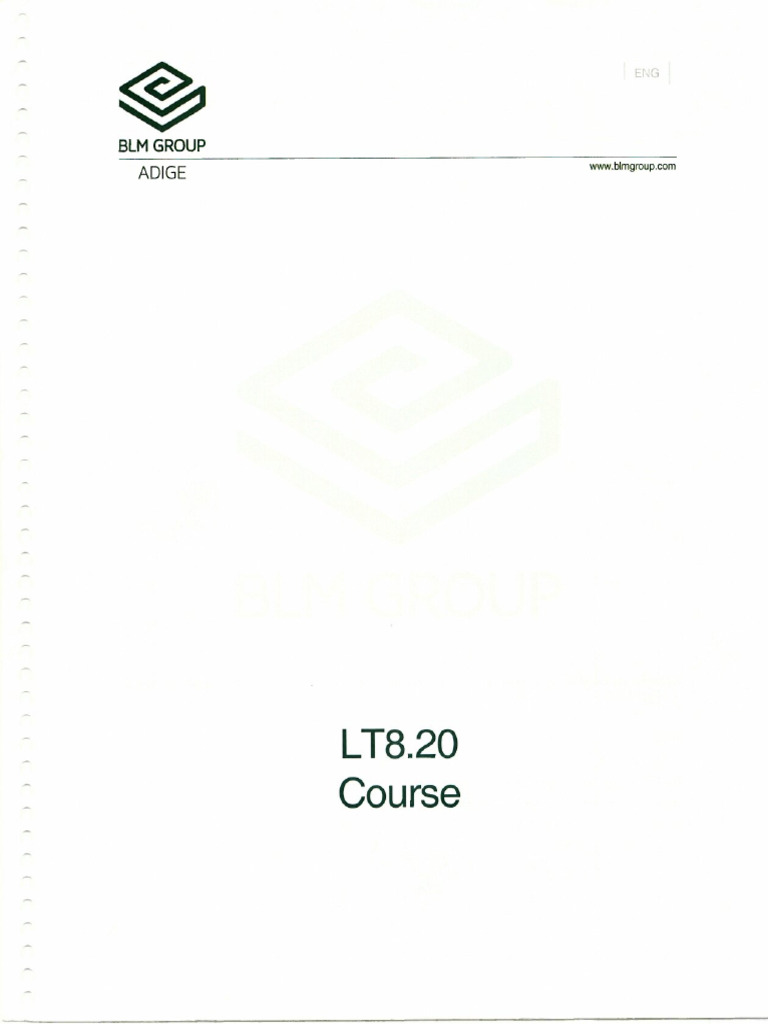 LT8.2 Course tube laser | PDF | Numerical Control | Actuator