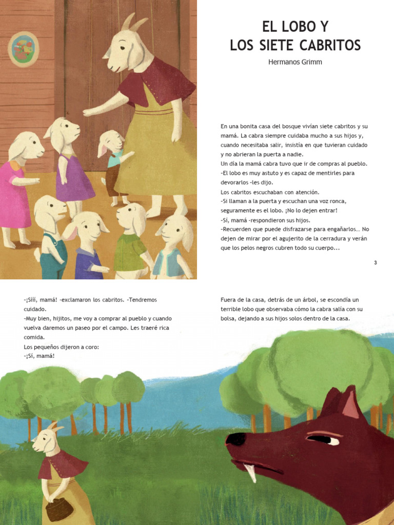 El-lobo-2 Grado 3a La 17 | PDF | Cabra