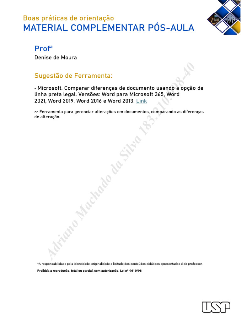 Material Complementar Pos-Aula 27032024pdf Portugues | PDF