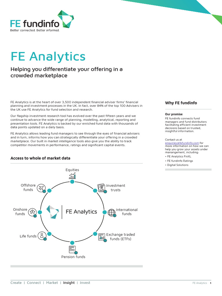 fe-fundinfo-fe-analytics-product-sheet_web | PDF | Analytics | Investing