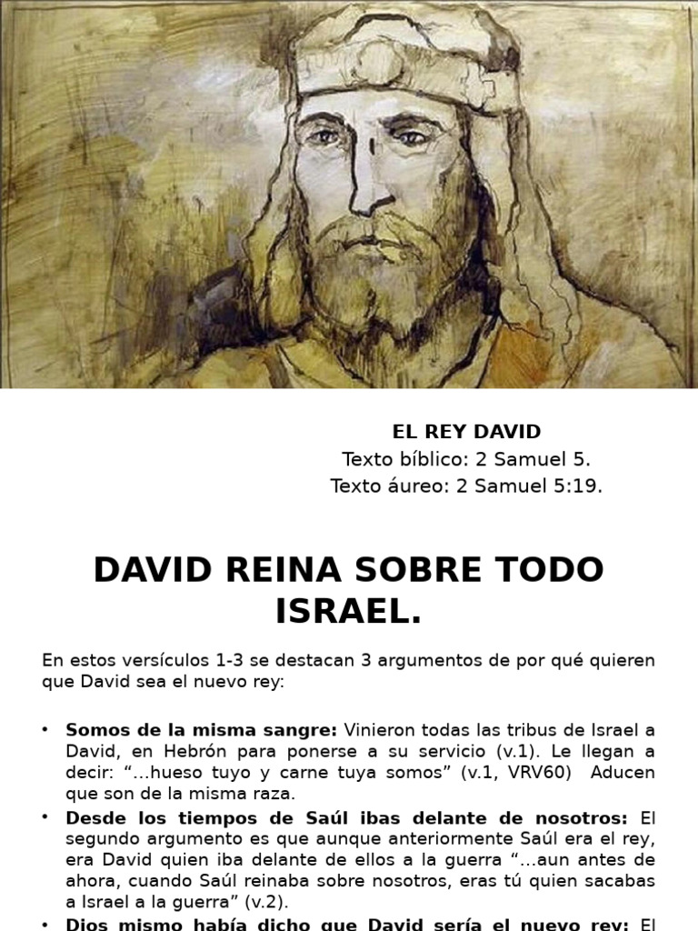 Leccion-10-El-Rey-David | PDF | David | Saulo