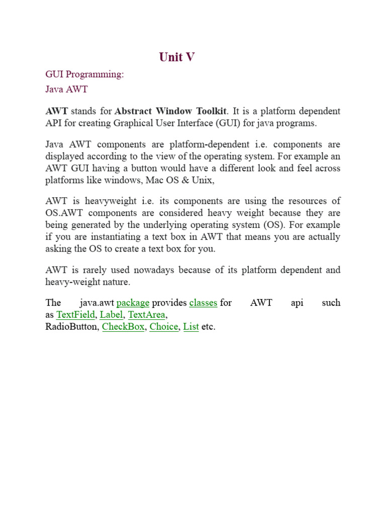 Unit V | PDF | Model–View–Controller | Computing