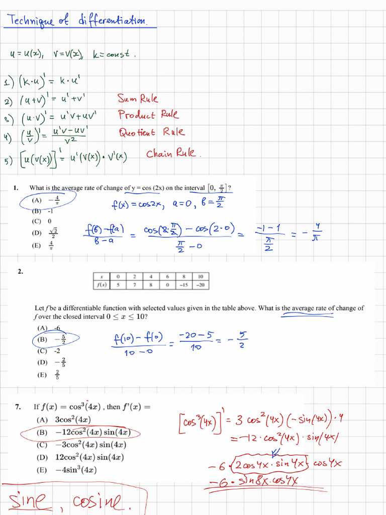 Derivative Theory | PDF