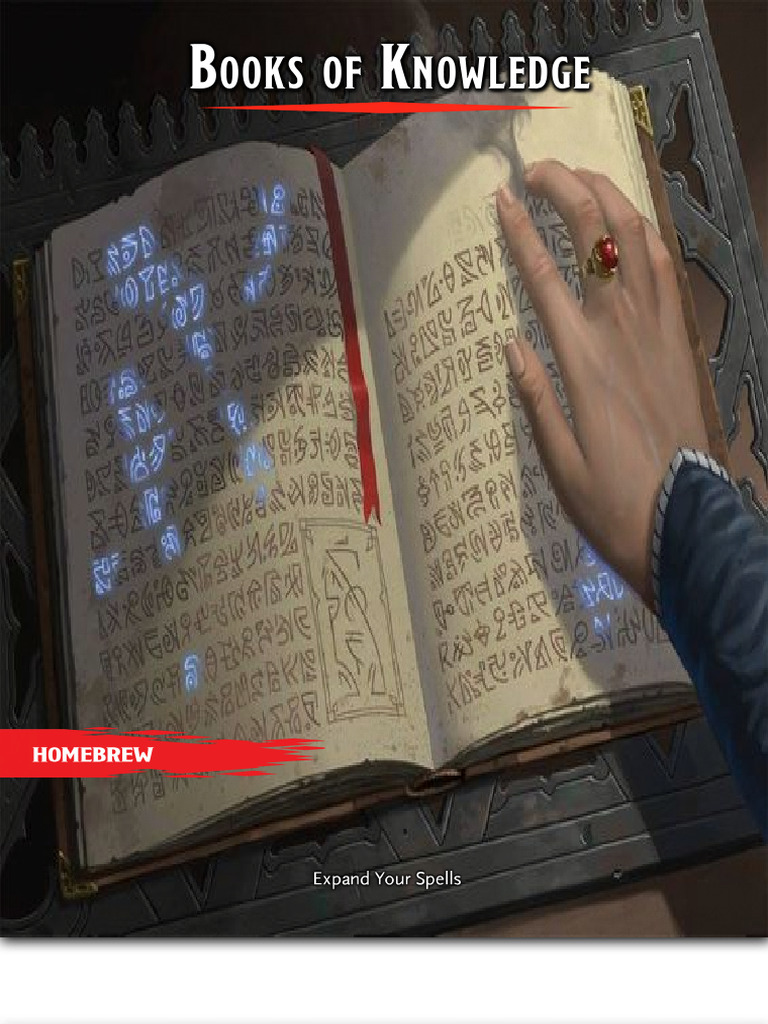 Arcane and Divine Knowledge Books | PDF | Wizards Of The Coast Games ...