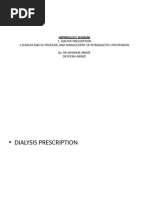 Uf & Sodium Profiling | PDF | Hemodialysis | Clinical Medicine