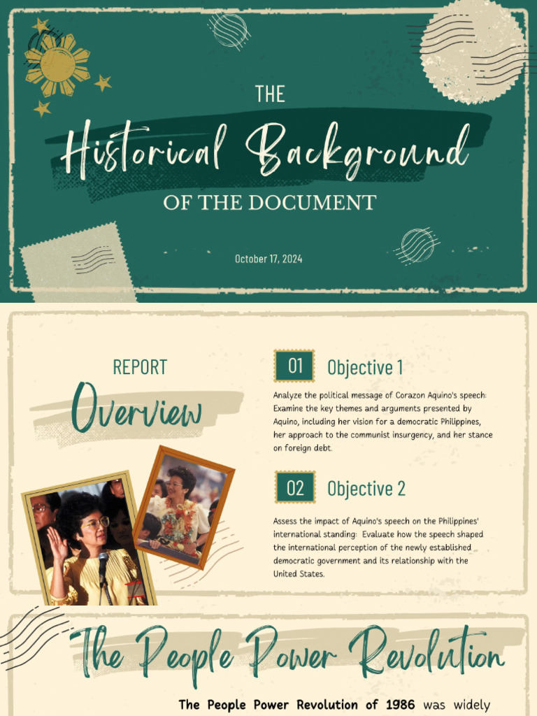 Historical Background of The Document | PDF