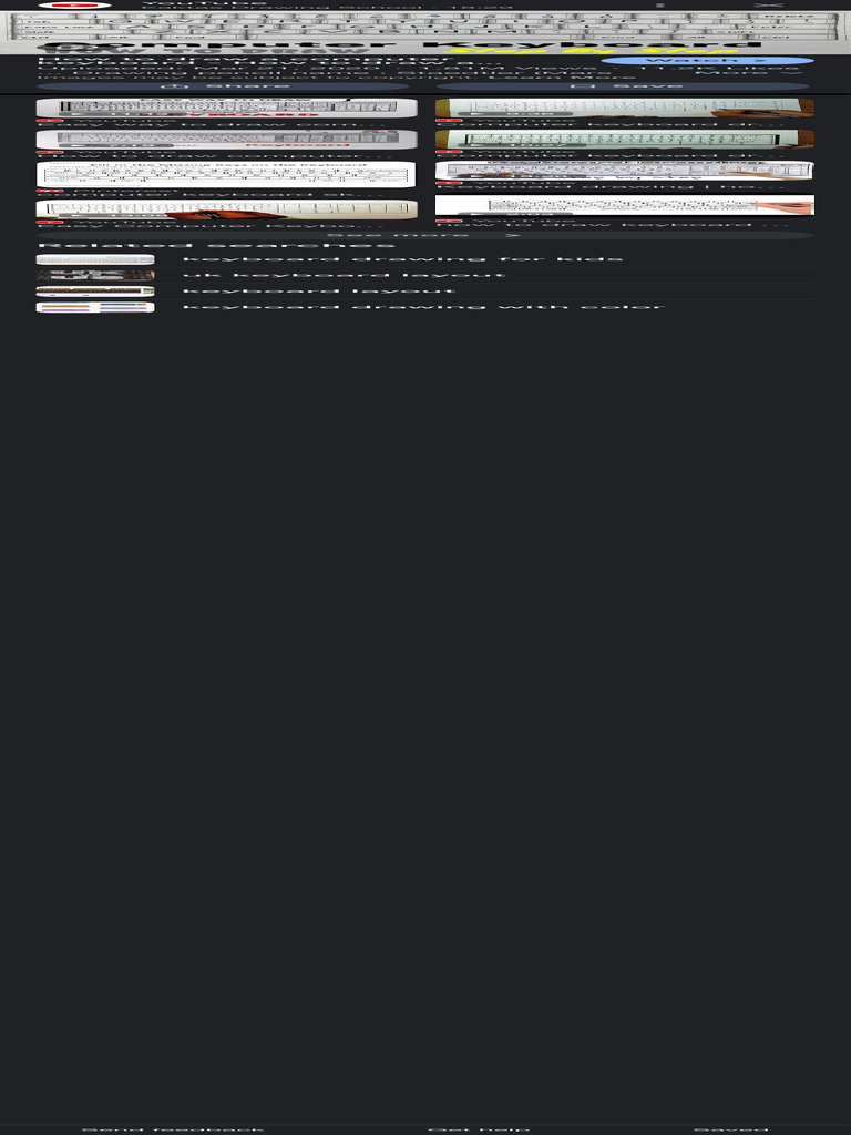 Keyboard Picture Drawing - Google Search | PDF