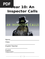 GCSE English Literature An Inspector Calls BOOKLET | PDF