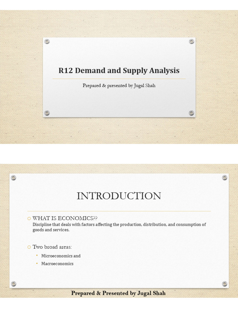 Demand & Supply. MICRO PDF | PDF | Demand | Demand Curve