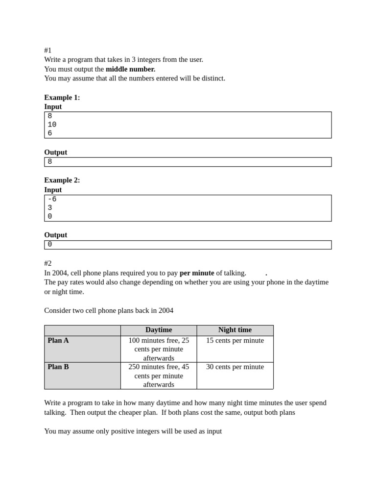 In class assignment | PDF | Computing