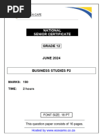 Business Studies P2 Eng Pre-June 2025 | PDF | Leadership | Question