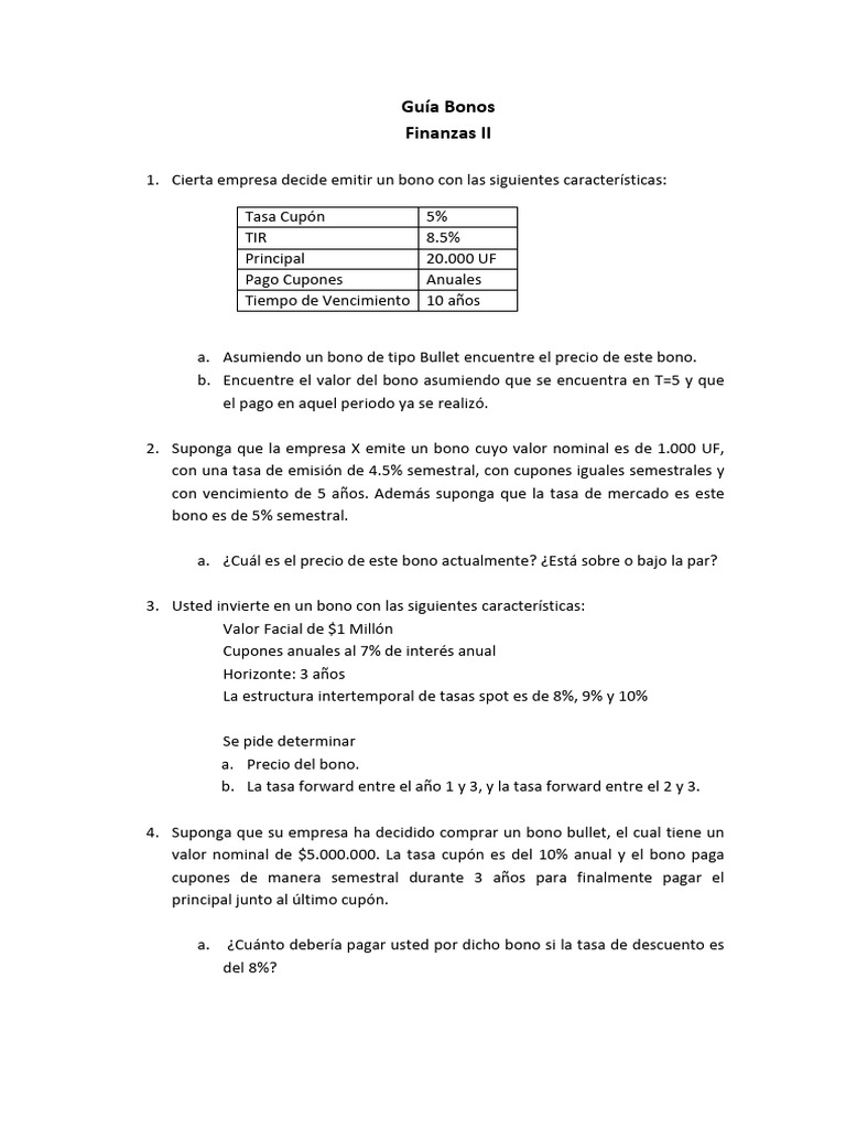 Guía Completa sobre Bonos Financieros | PDF | Cupón | Bonos (Finanzas)
