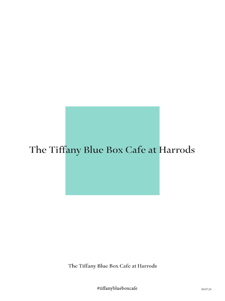 Tiffany_menu_2022_A5_folder inserts_BREAKFAST_&_AFT_AUG24_ONLINE | PDF ...