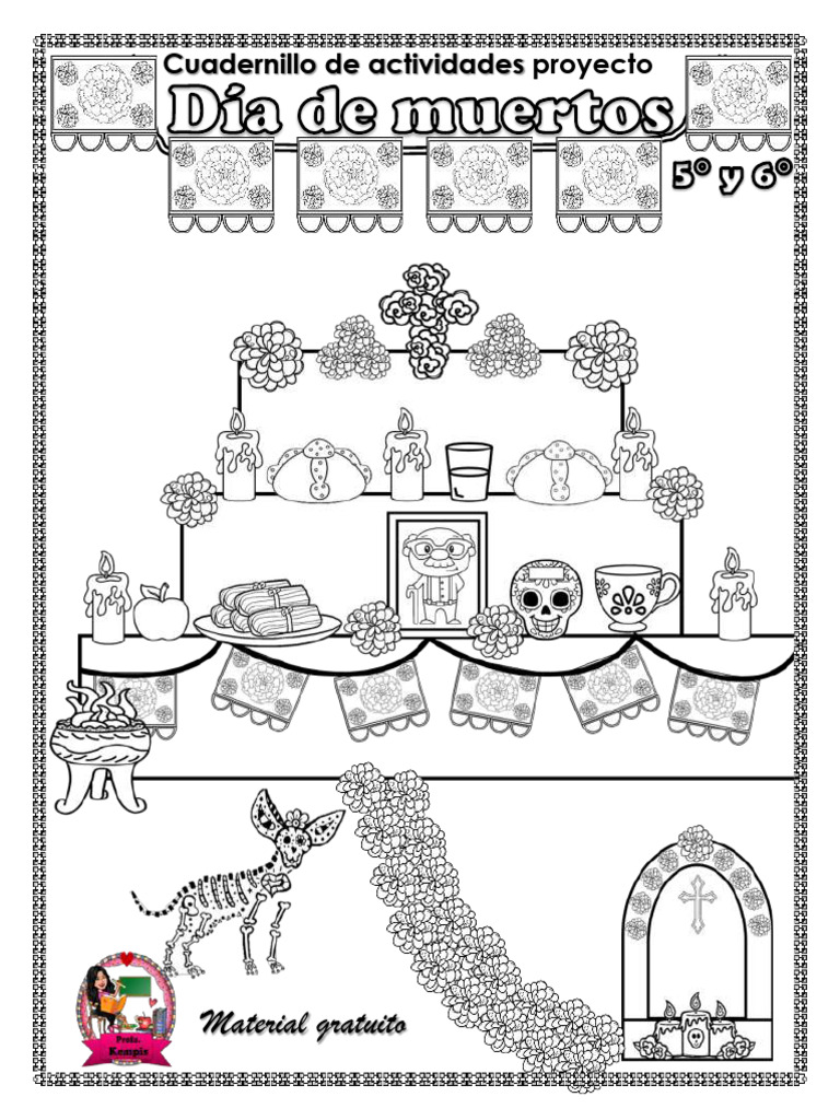 5° y 6° Cuadernillo de Actividades Proyecto Día de Muertos Profa Kempis | PDF