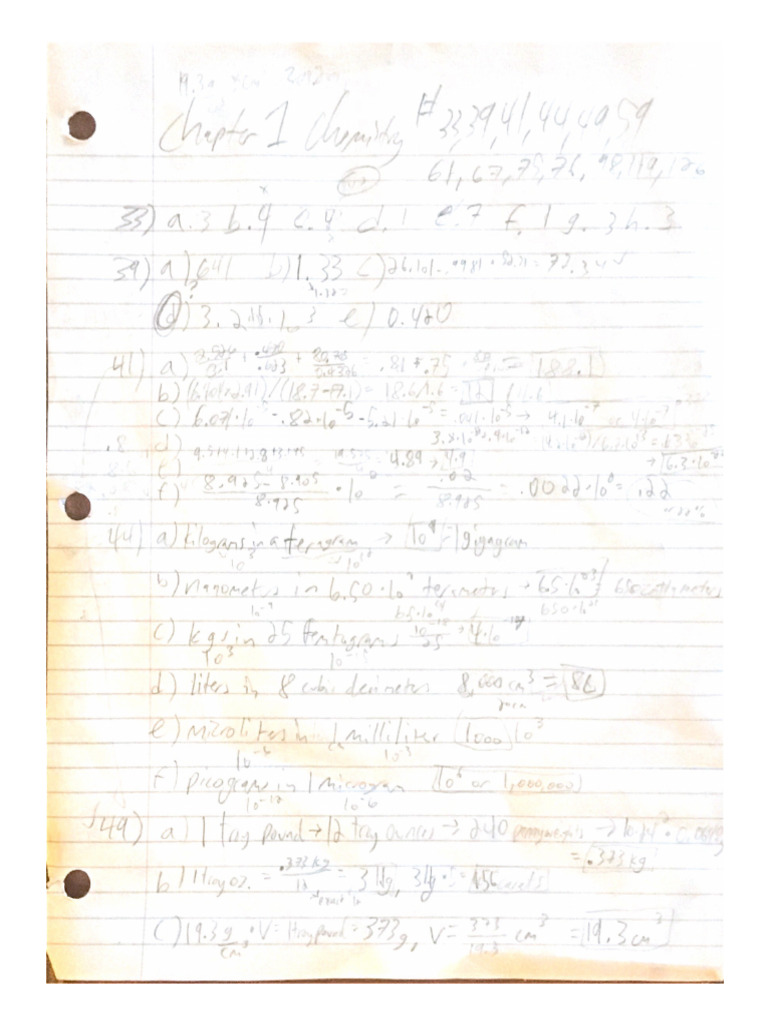 Chem Chapter 1 | PDF