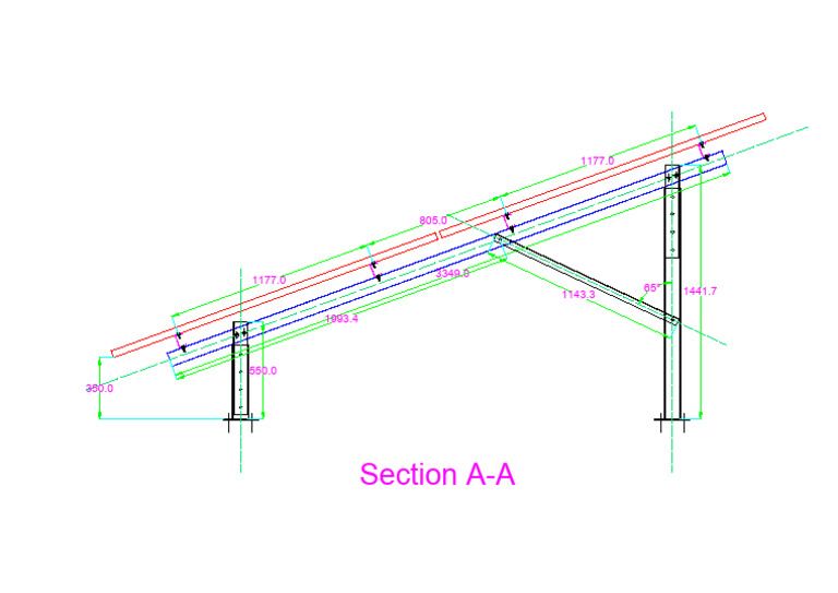 3x2 Table at 20 Degree Section Details | PDF